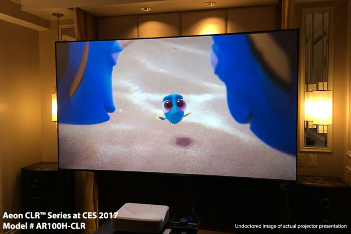Aeon CLR® Series | Best ALR Screen For Ust Projector