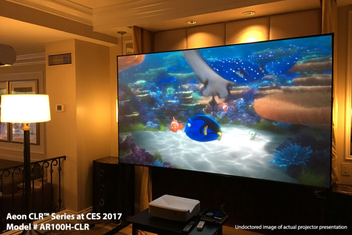 Aeon CLR® Series | Best ALR Screen For Ust Projector