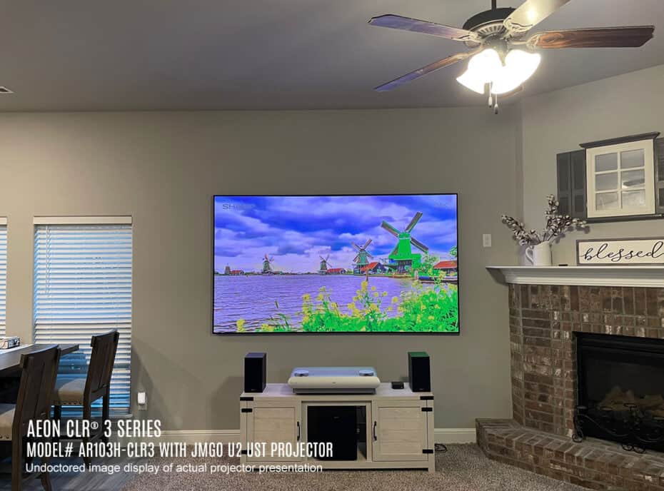 Aeon CLR 3 | Ambient Light Rejecting ALR Screens - Elite Screens