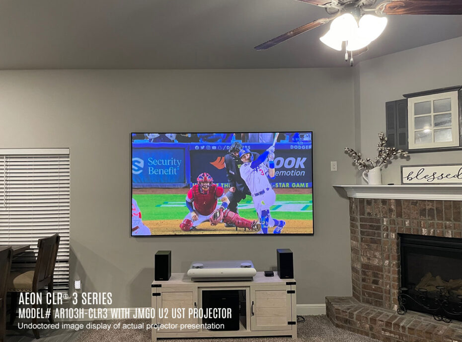 Aeon CLR 3 | Ambient Light Rejecting ALR Screens - Elite Screens