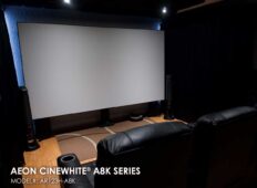 Acoustic Transparent Projector Screen | Aeon CineWhite® A8K