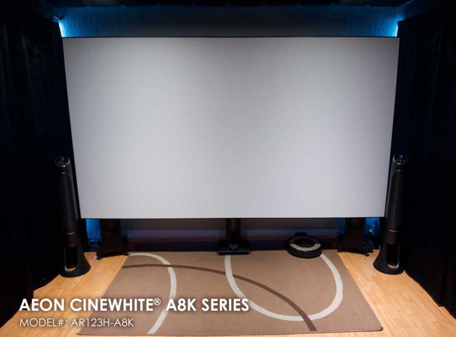 Acoustic Transparent Projector Screen | Aeon CineWhite® A8K