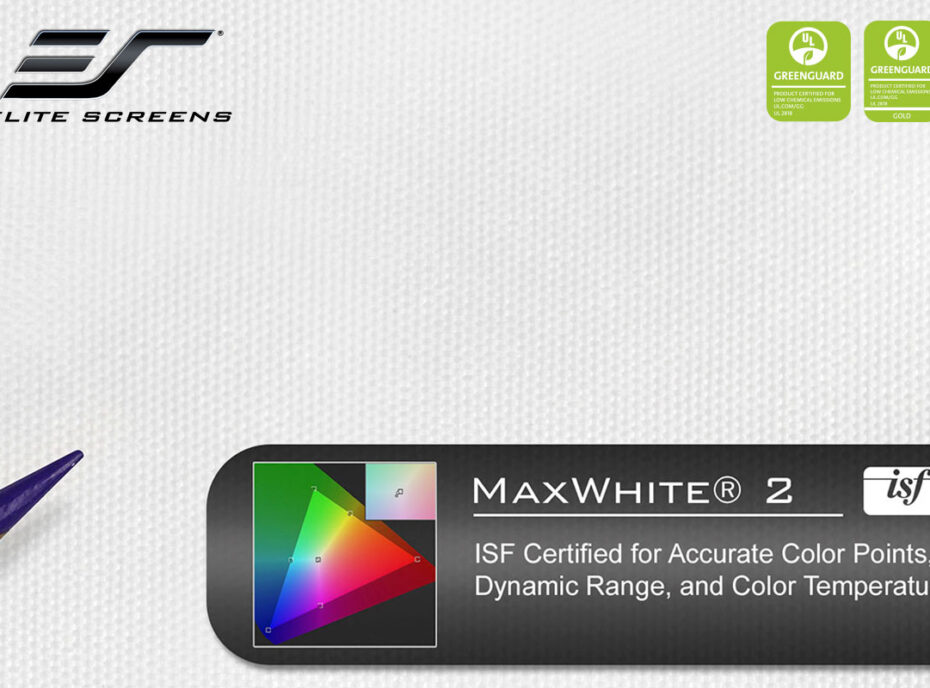 MaxWhite® 2 - ISF Certified Matte White Screen Material