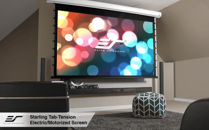 Starling Tab-Tension 2 Series - Motorized Projection Screen