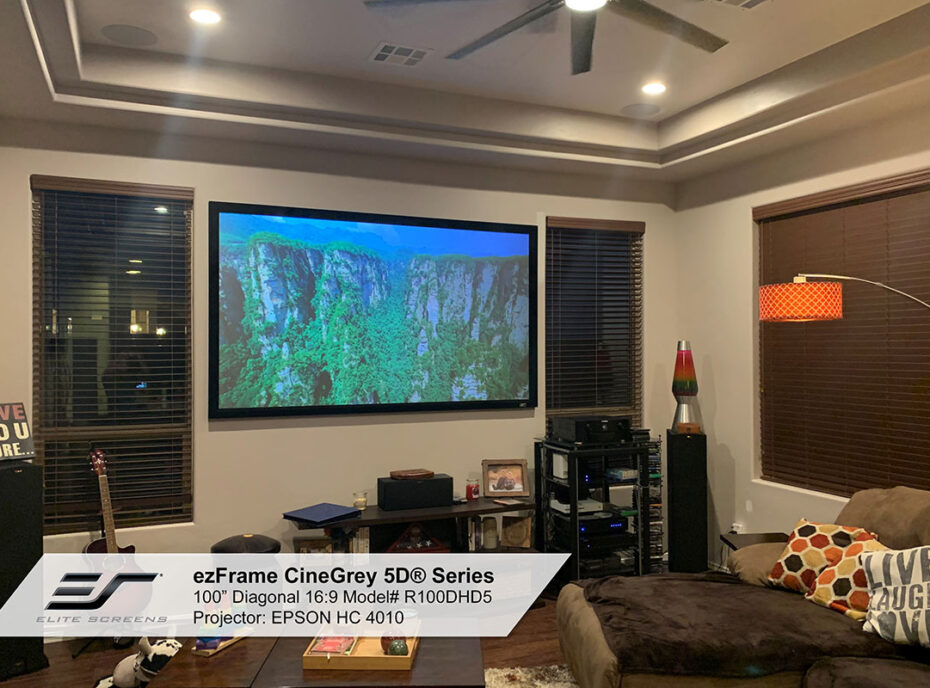 ezFrame CineGrey 5D® Series - Elite Screens